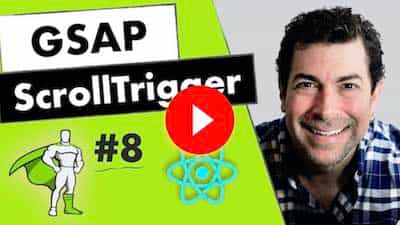 Using GSAP ScrollTrigger With React | The Code Creative